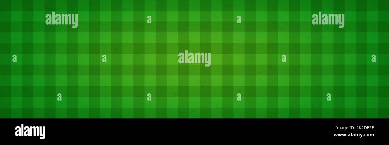 Realistic green football field with checkered markings - Vector Stock ...