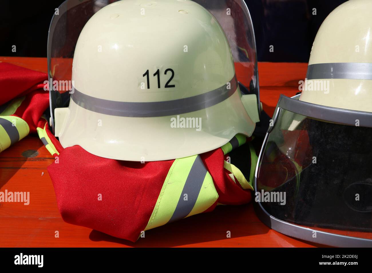 Equipment of fire brigades Stock Photo - Alamy