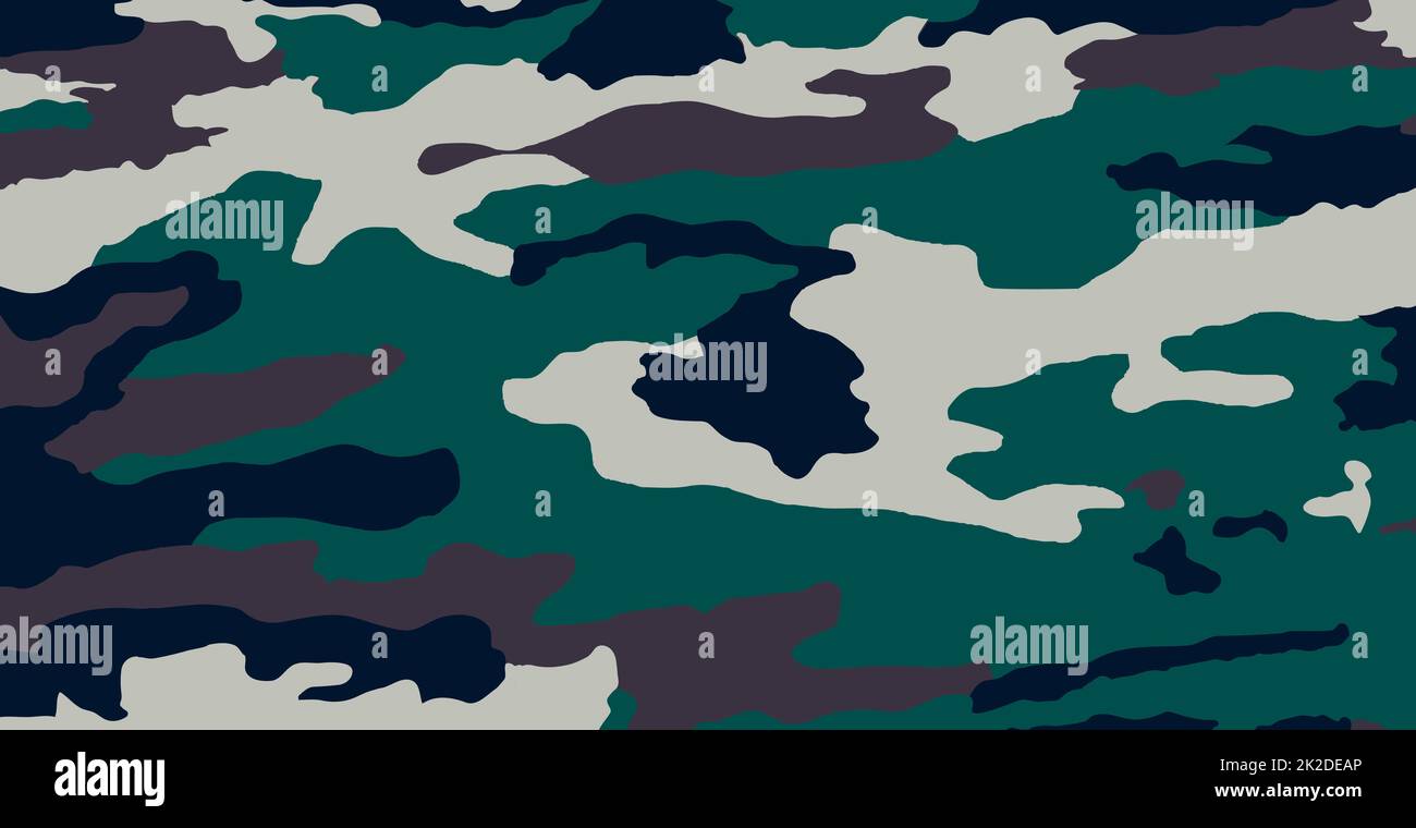 Panoramic background texture police military khaki camouflage - Vector ...