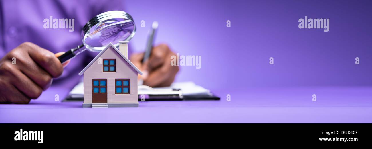 Real Estate House Appraisal And Inspection Stock Photo - Alamy