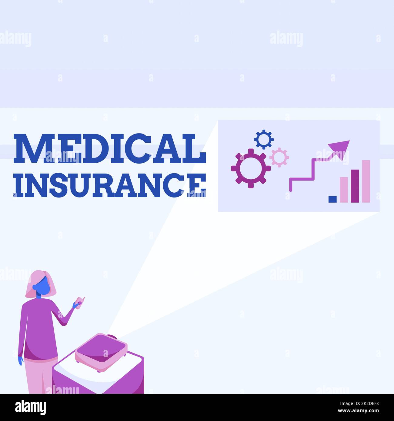 Text caption presenting Medical Insurance. Business showcase reimburse ...