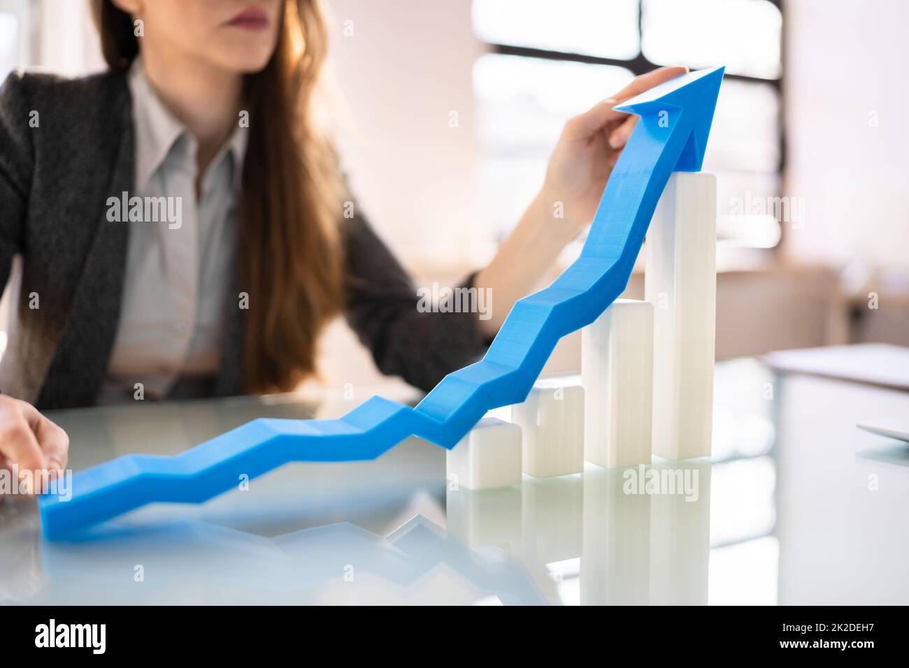 Sales Growth Chart Acceleration Stock Photo - Alamy