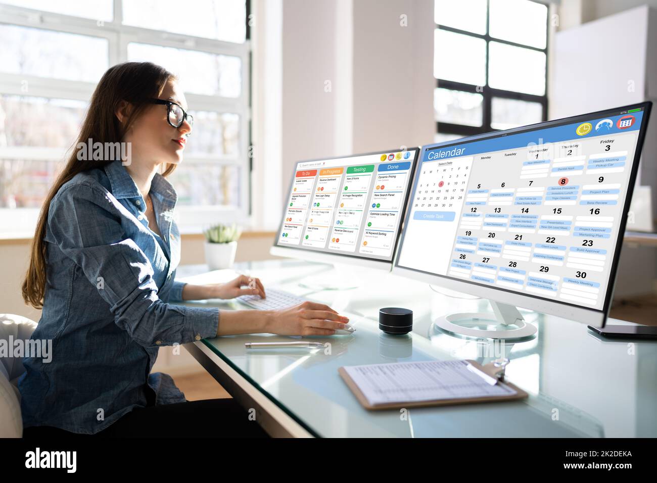Business Schedule Calendar Stock Photo - Alamy