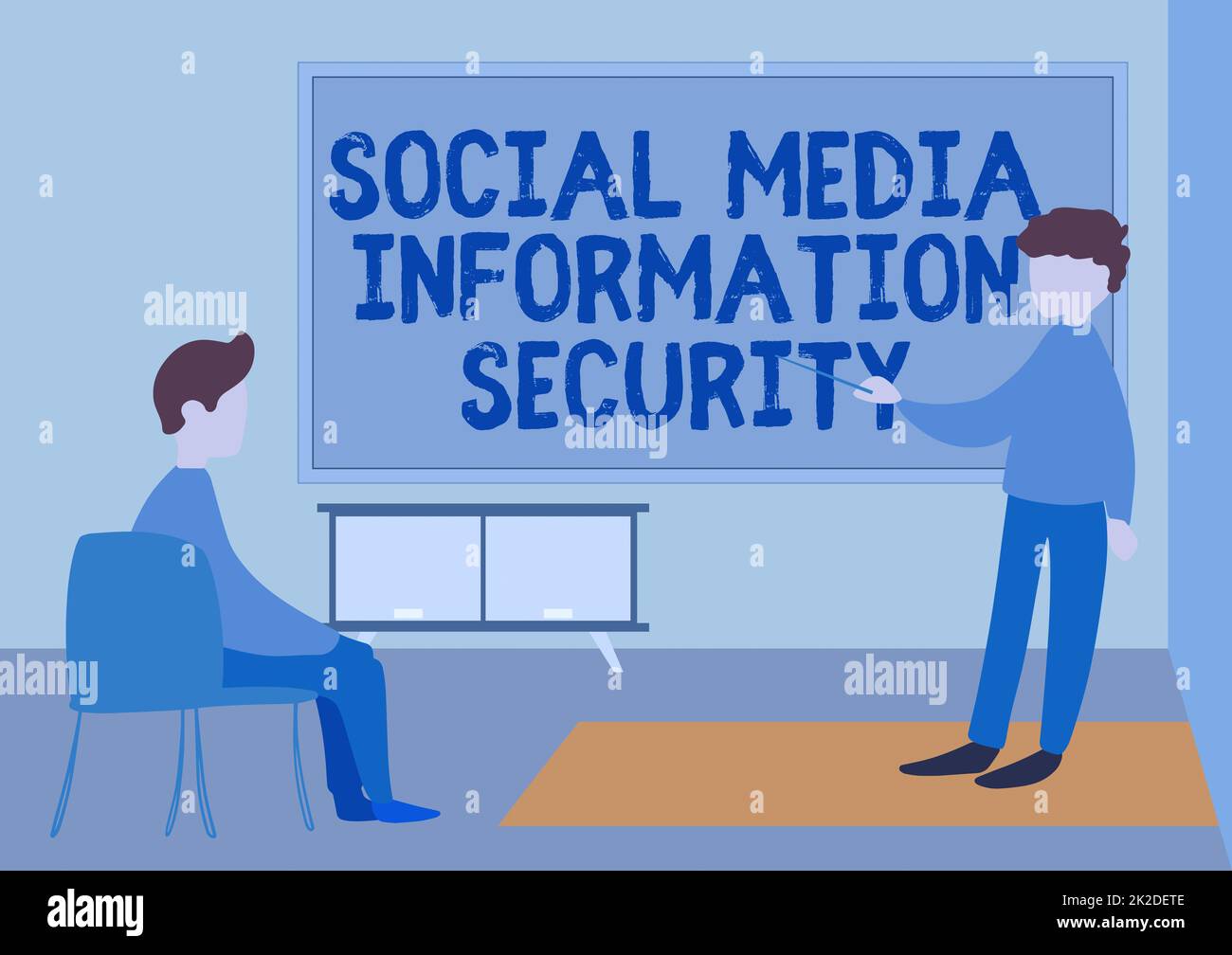 Text sign showing Social Media Information Security. Concept meaning ...