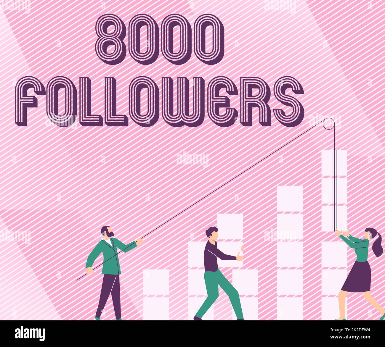 Conceptual caption 8000 Followers. Word Written on number of ... Conceptual caption 8000 Followers. Word Written on number of ...