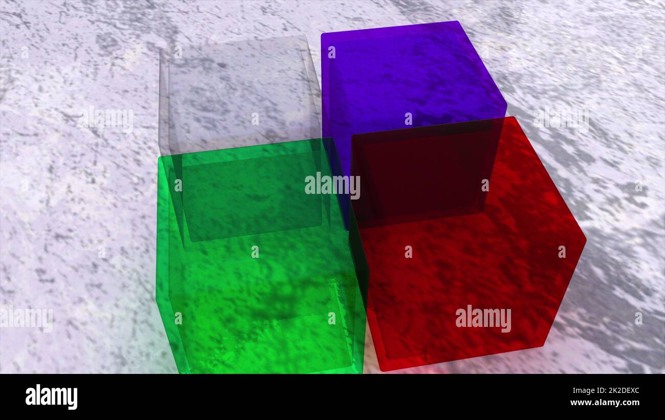 Rotating cubes hi-res stock photography and images - Alamy