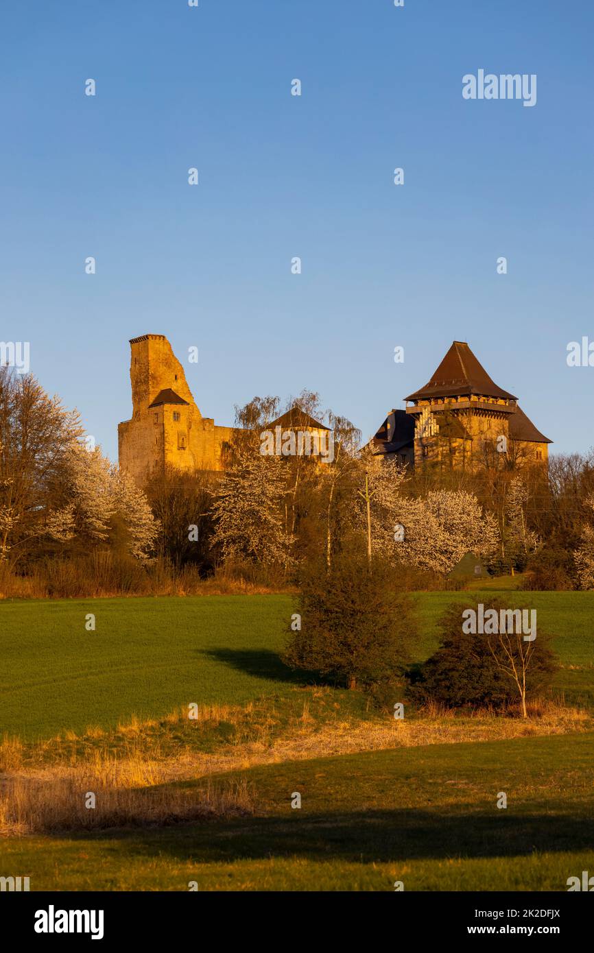 Lipnice nad Sazavou castle, Vysocina region, Czech Republic Stock Photo ...