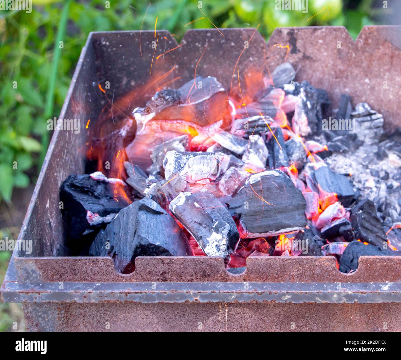 Fireplace in details sparks hi-res stock photography and images - Alamy