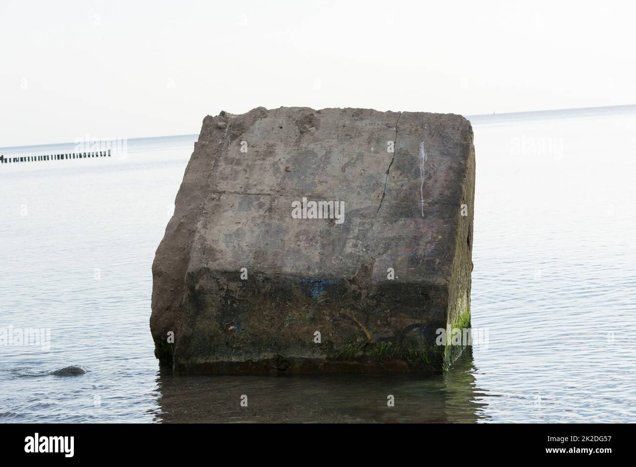 Bunker on the sea Stock Photo - Alamy