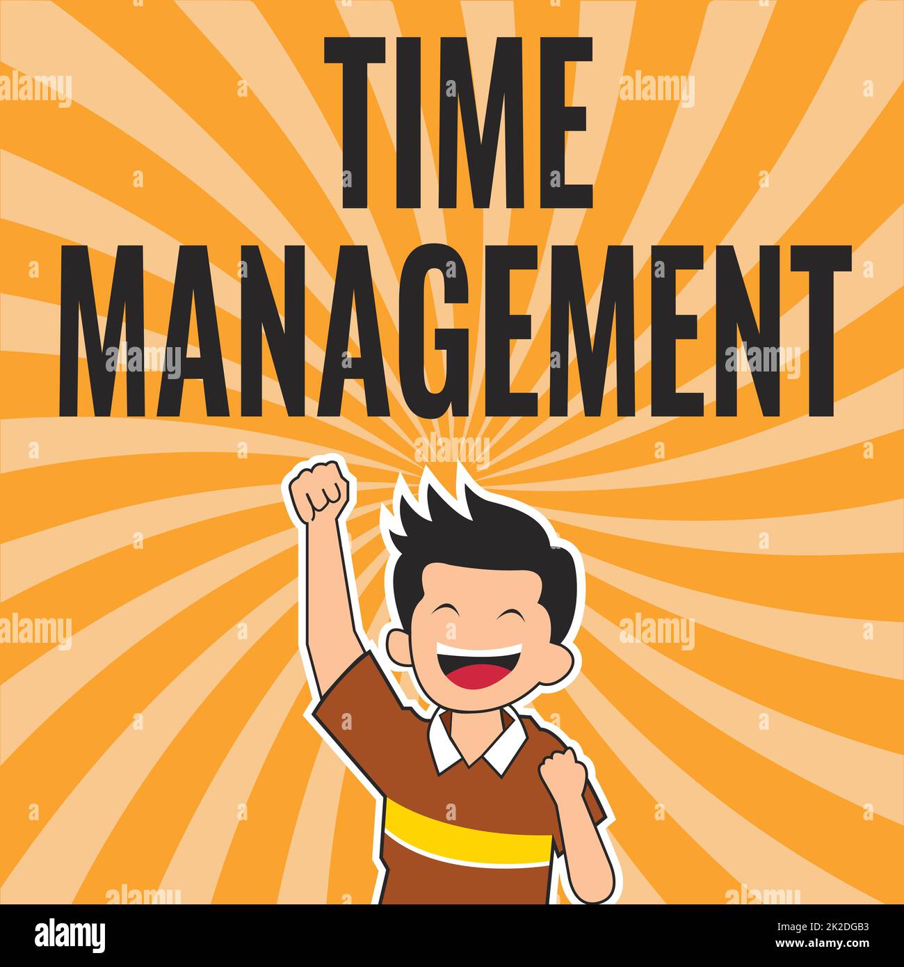 Text sign showing Time Management. Concept meaning Schedule Planned for ...