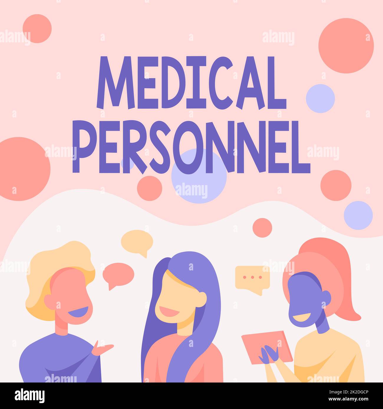 Text showing inspiration Medical Personnel. Word for trusted healthcare ...