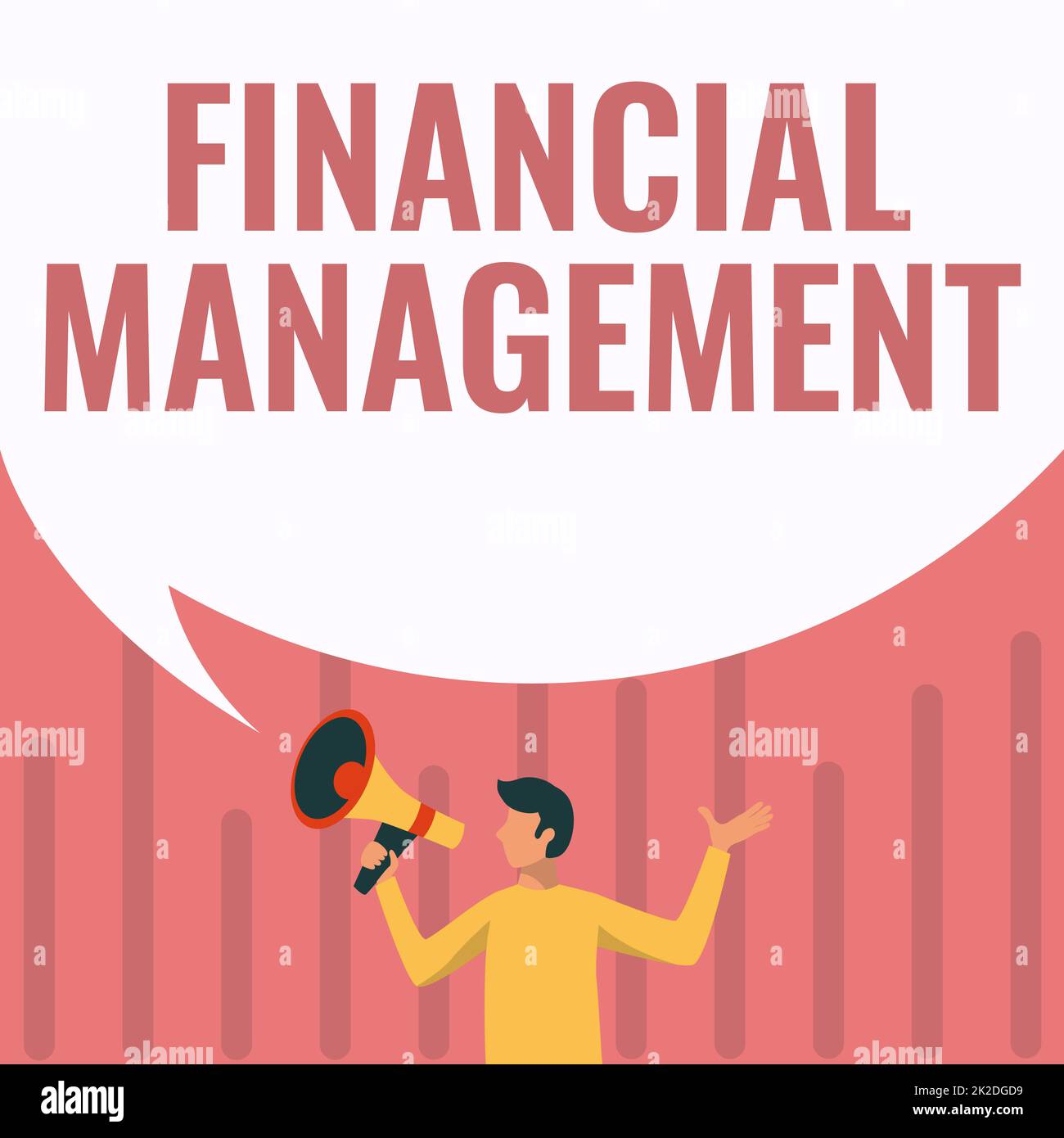 Handwriting text Financial Management. Business showcase efficient and ...