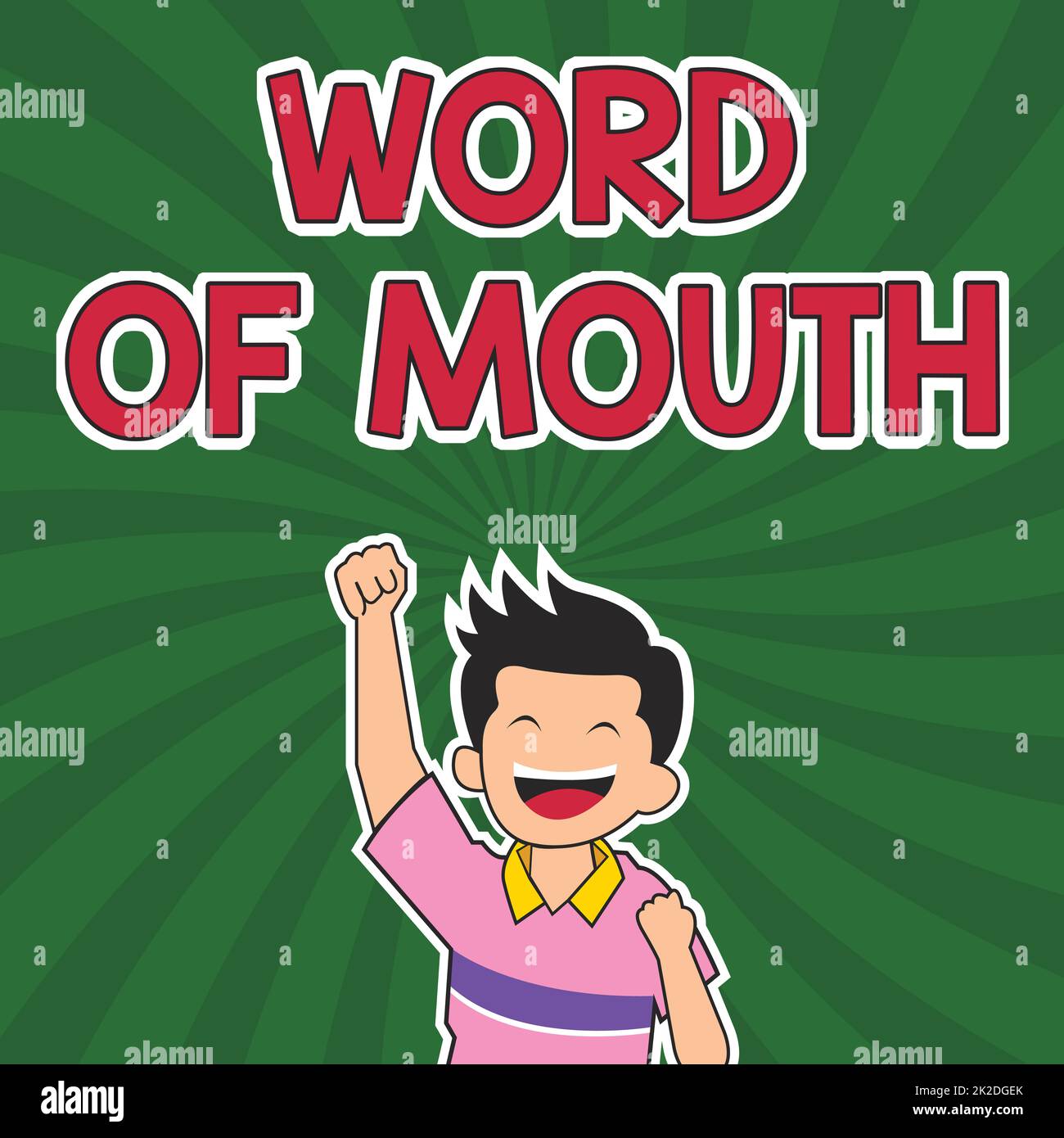 Text caption presenting Word Of Mouth. Conceptual photo Word Of Mouth ...