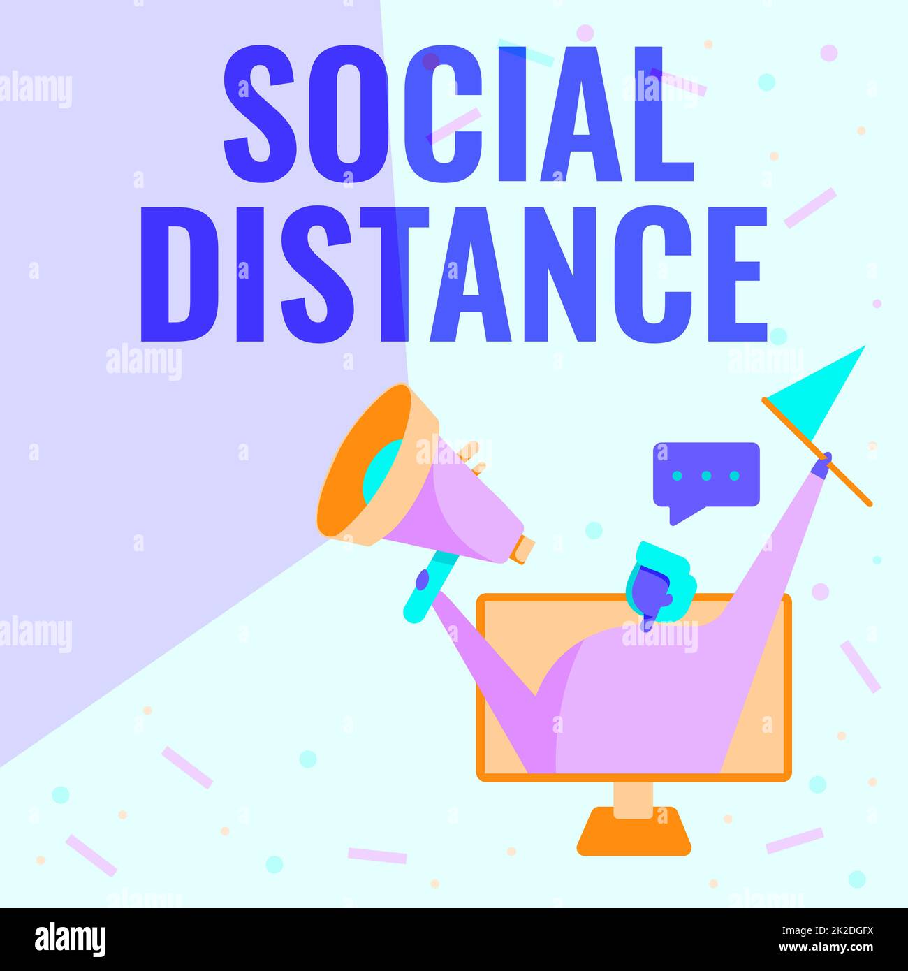 Inspiration showing sign Social Distance. Internet Concept maintaining ...