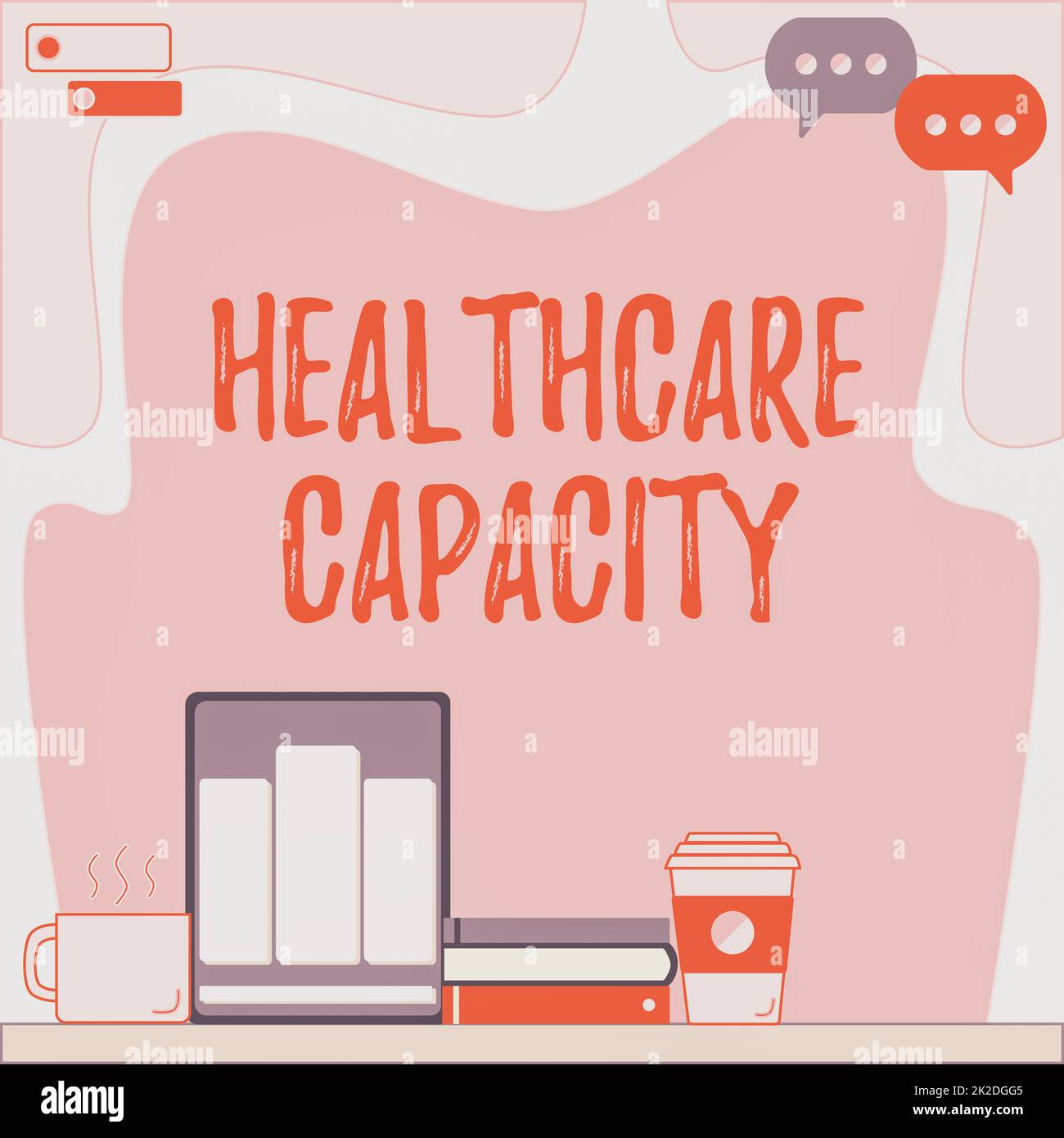 Handwriting text Healthcare Capacity. Word for maximum amount of ...