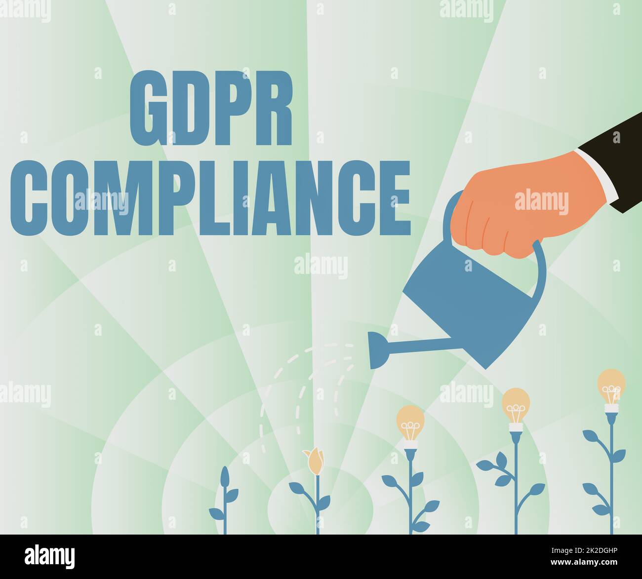 Text sign showing Gdpr Compliance. Business idea protection and privacy ...