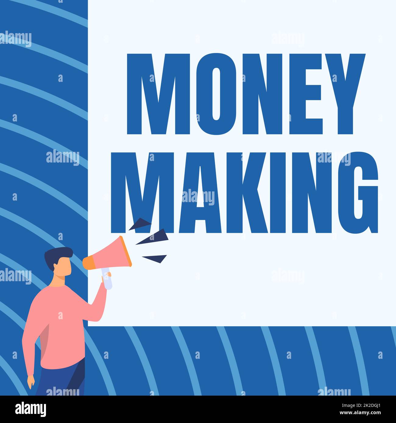 Handwriting text Money Making. Business idea producing a profit ...