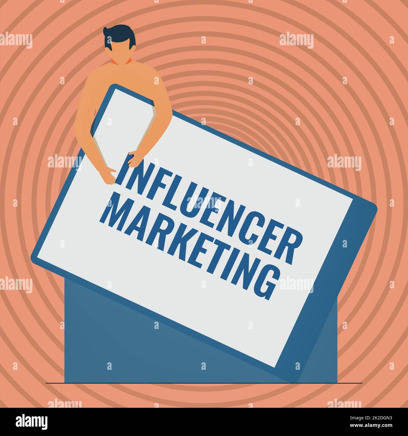 Hand writing sign Influencer Marketing. Concept meaning Endorser who ...