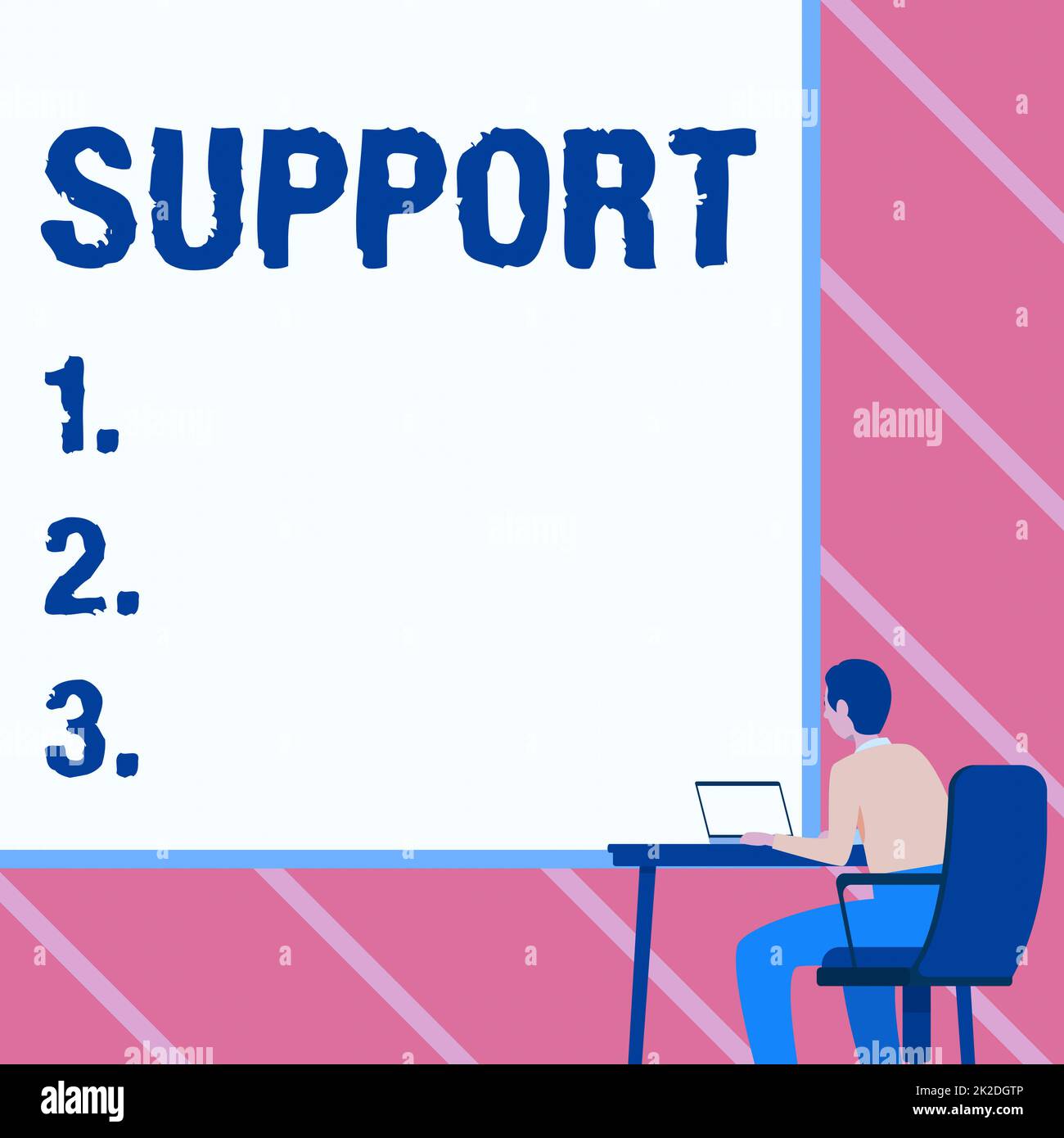 Sign displaying Support. Business overview Give assistance help service ...
