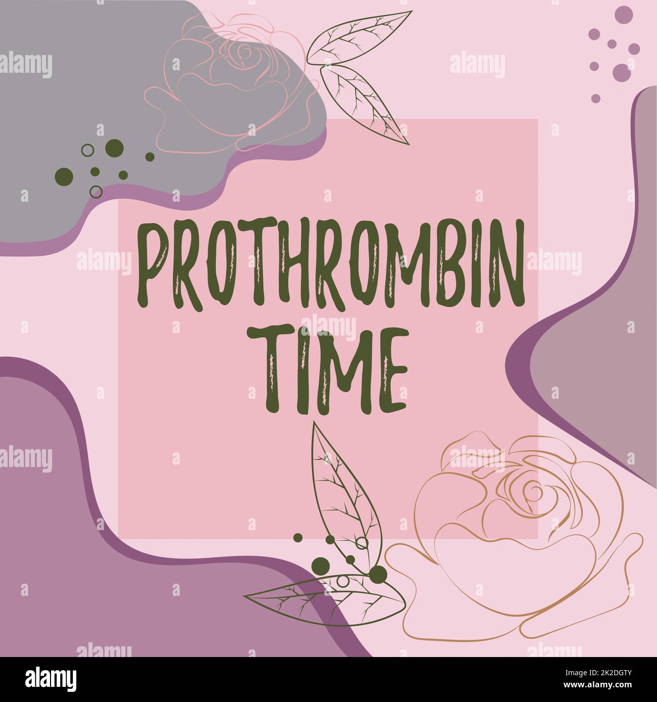 Conceptual caption Prothrombin Time. Business idea evaluate your ...