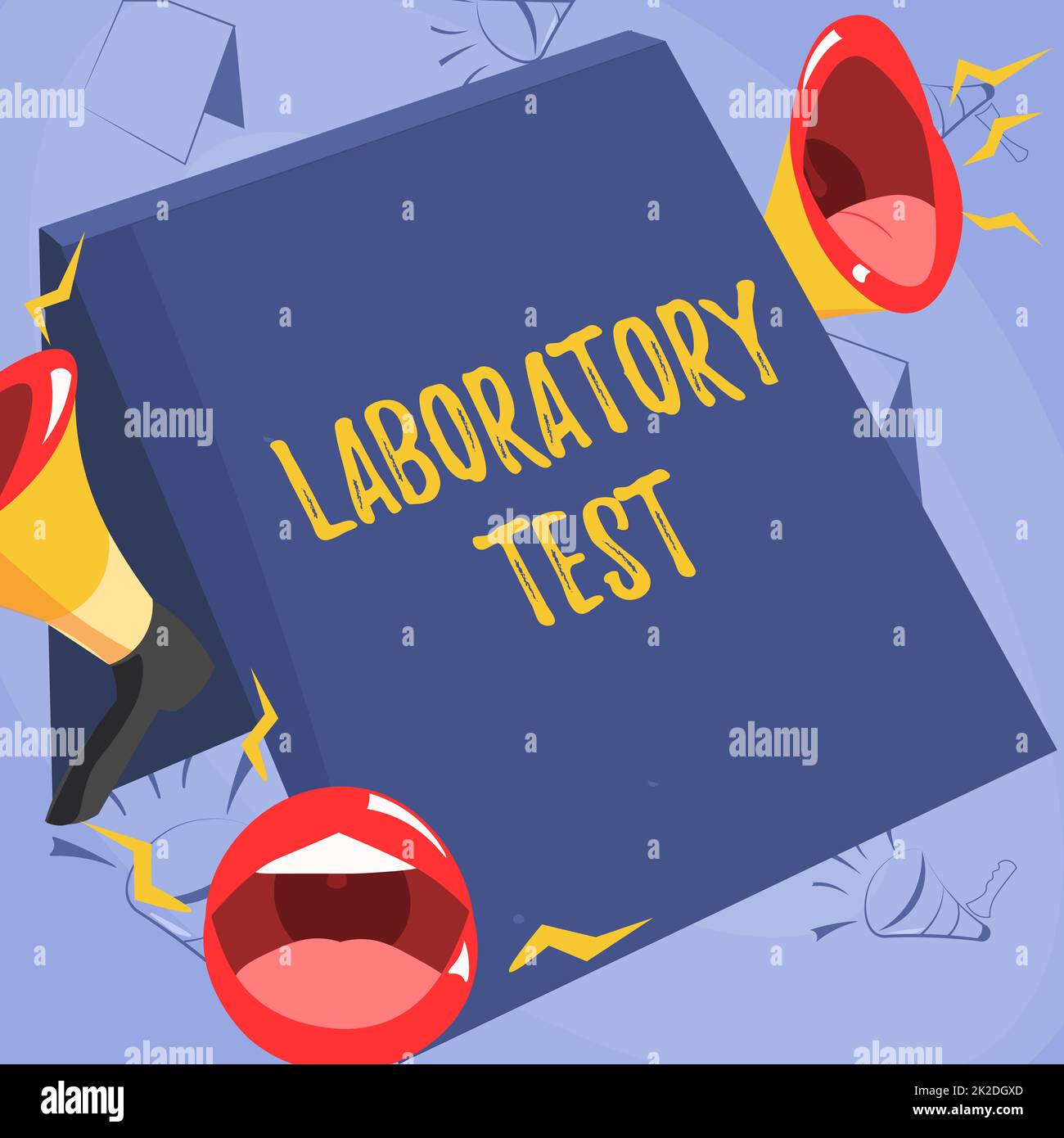Text sign showing Laboratory Test. Word Written on Determination of a ...