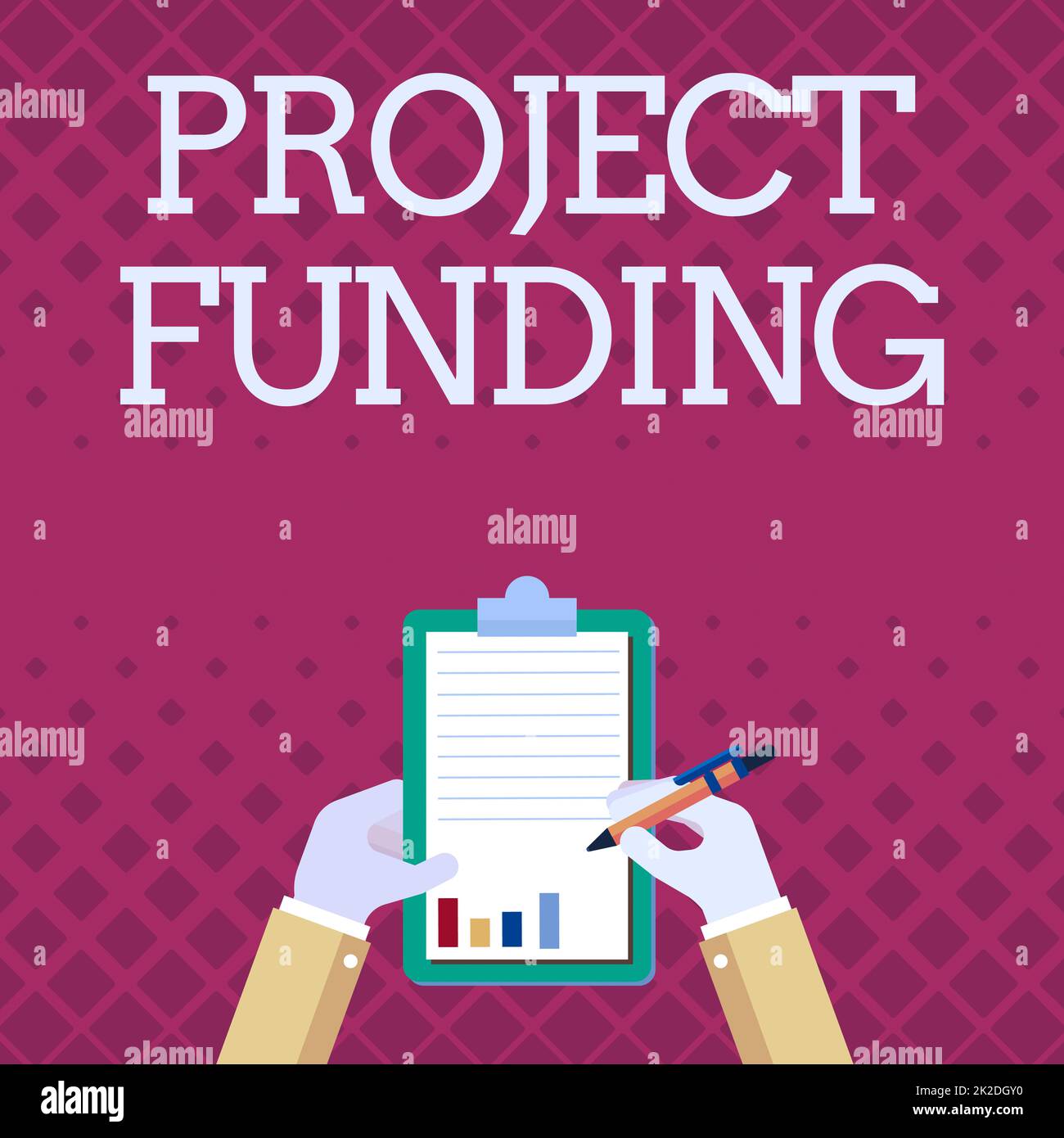 Conceptual caption Project Funding. Business showcase paying for start ...