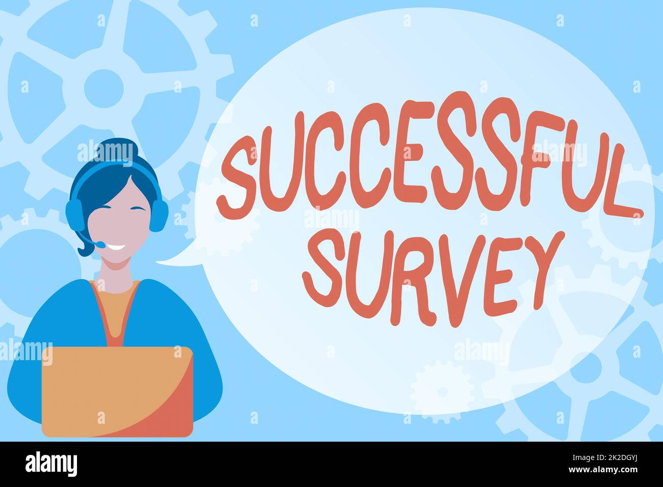 Hand writing sign Successful Survey. Business idea measure of opinions ...