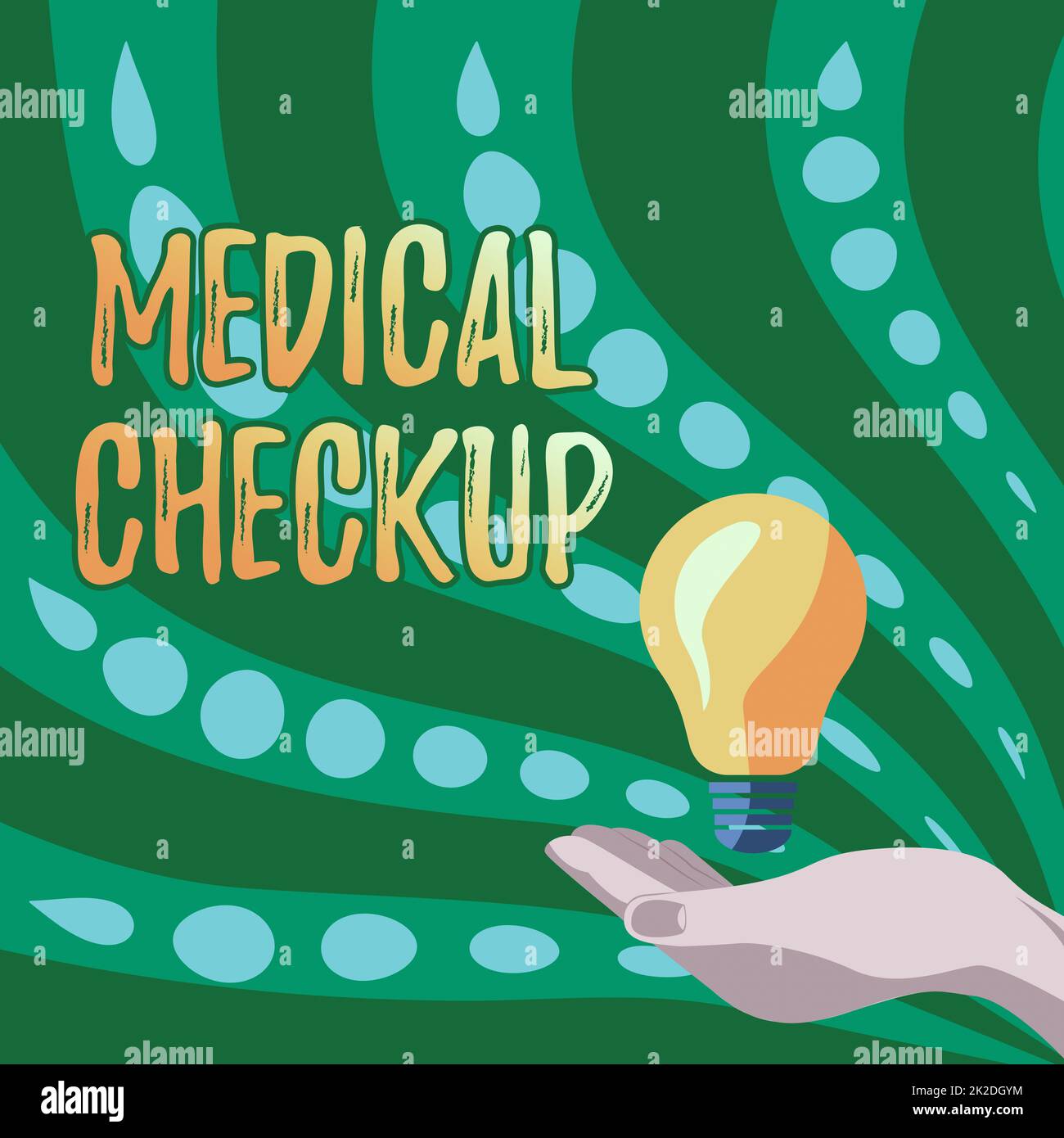 Text caption presenting Medical Check Up. Word Written on Thorough ...