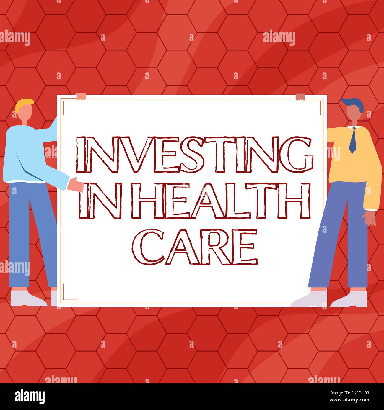 Hand writing sign Investing In Health Care. Business idea Make ...