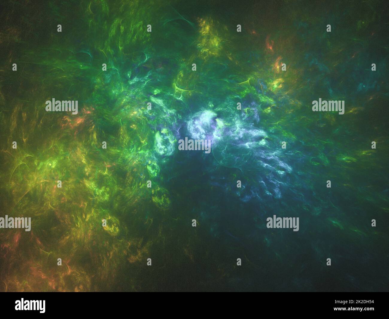 Abstract fractal art background, suggestive of astronomy and nebula ...