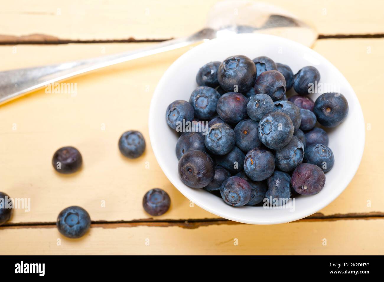 fresh blueberry bowl Stock Photo - Alamy