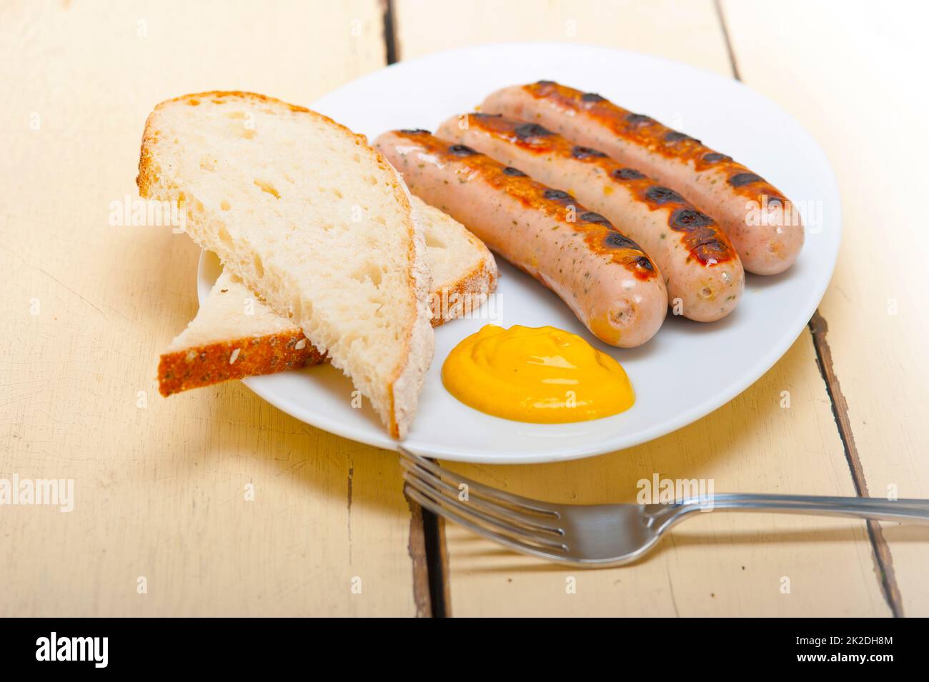 traditional German wurstel sausages Stock Photo - Alamy