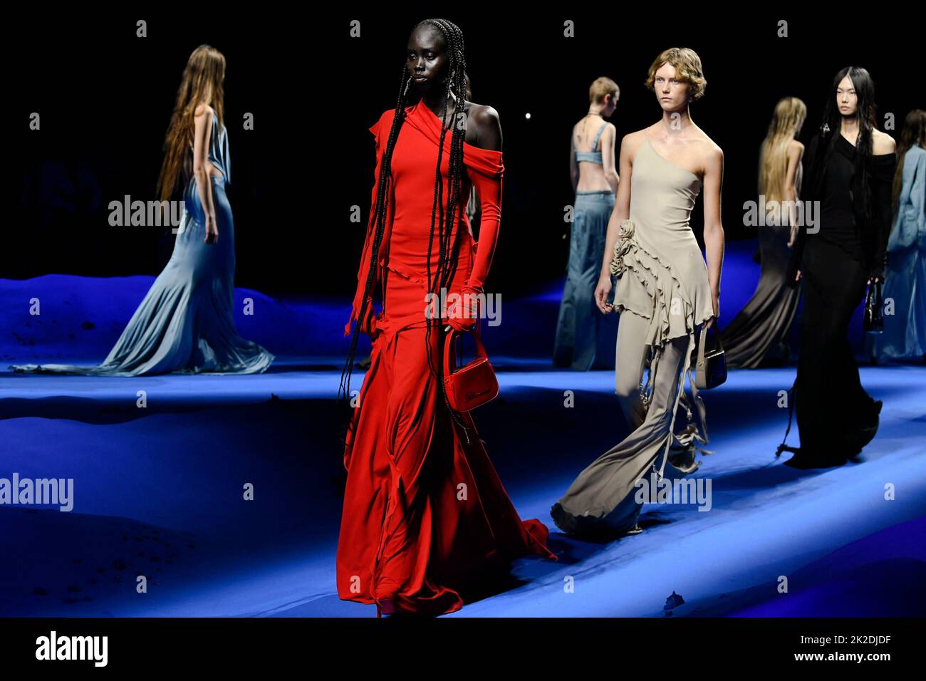 BLUMARINE SS23 runway during Milan fashion Week on September 2022 ...