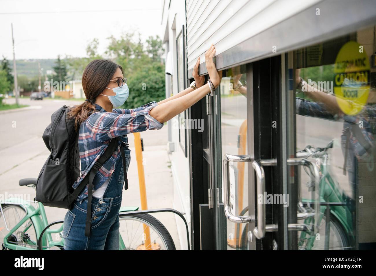 Woman safety gate hi-res stock photography and images - Alamy