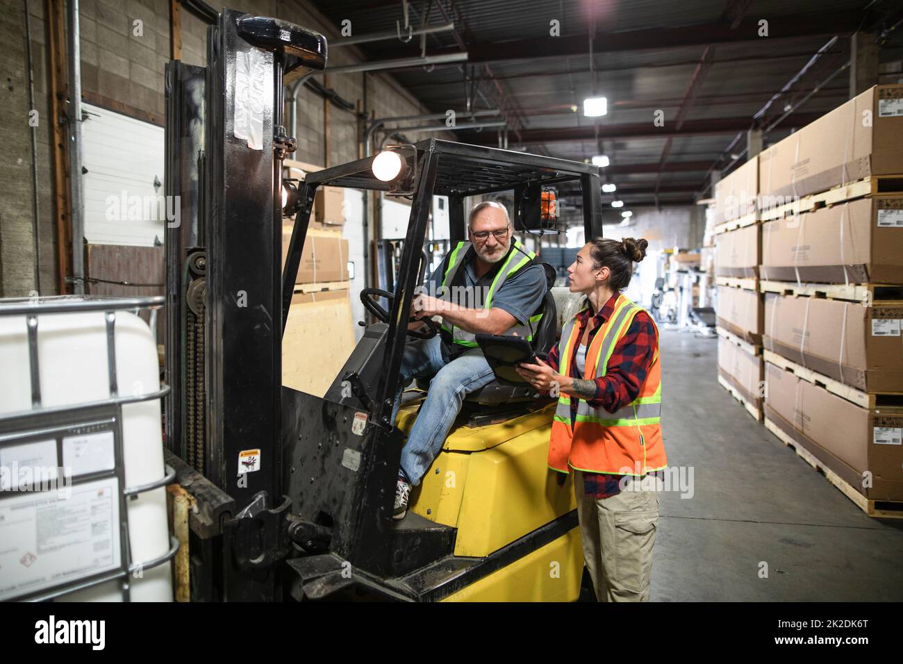 Container forklift hi-res stock photography and images - Alamy