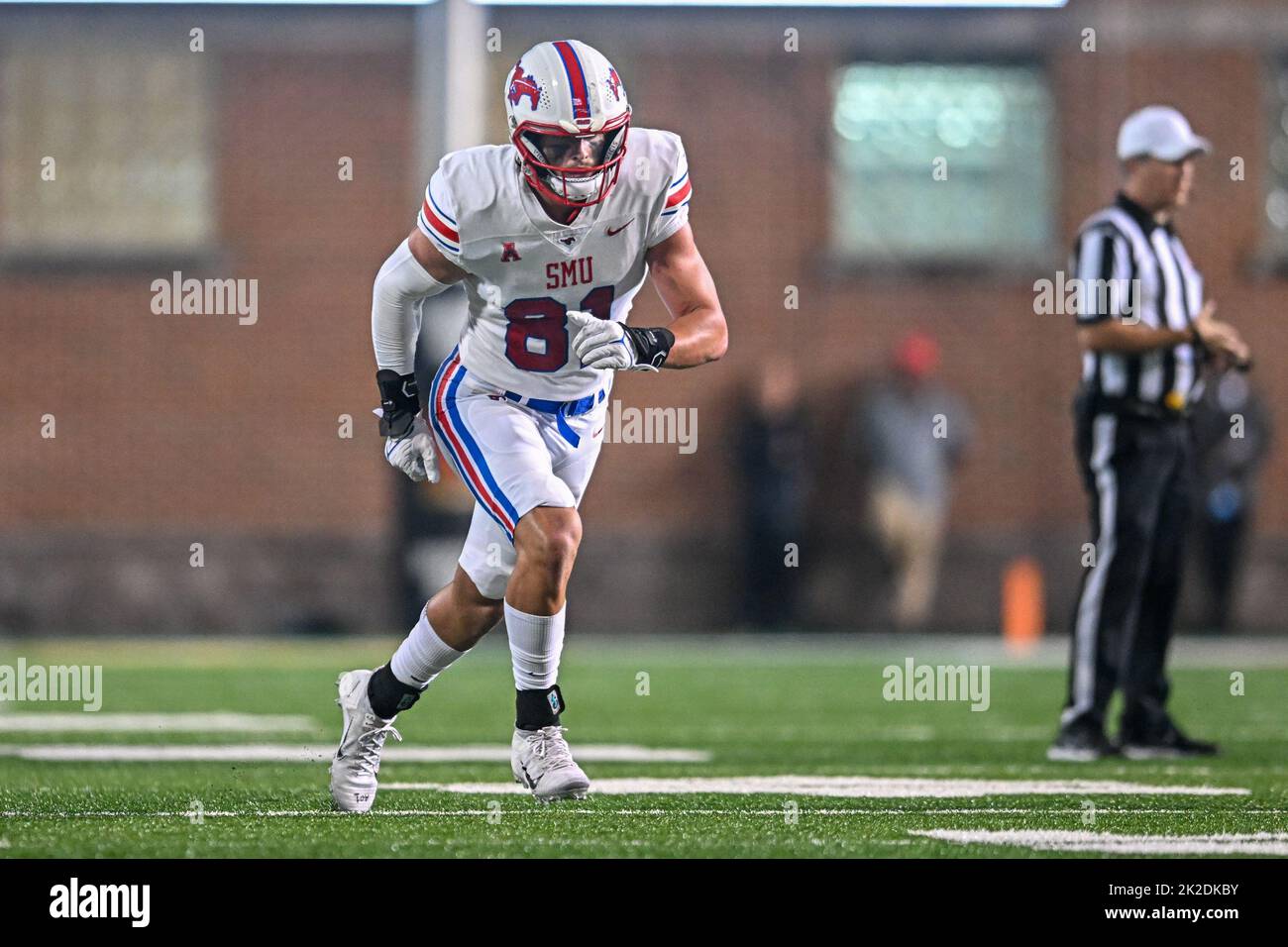 College Park, MD, USA. 17th Sep, 2022. Southern Methodist Mustangs ...