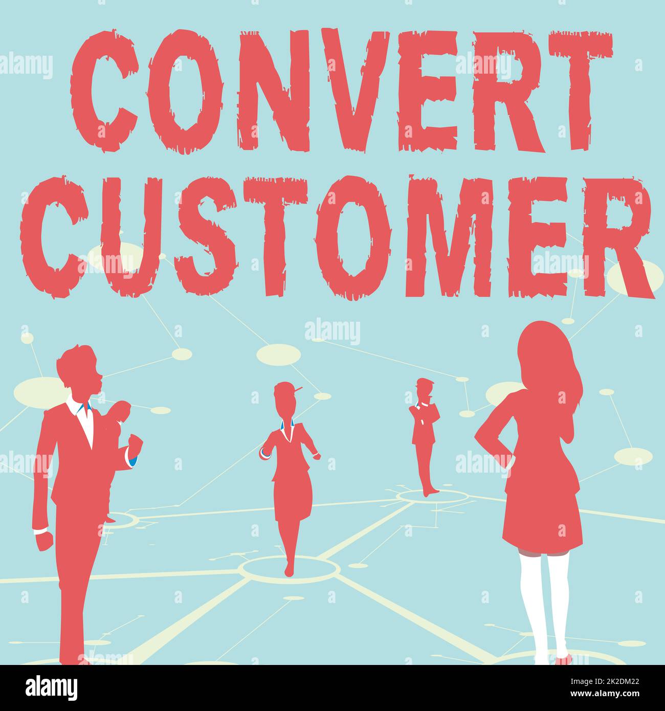 Conceptual display Convert Customer. Internet Concept the percentage of ...