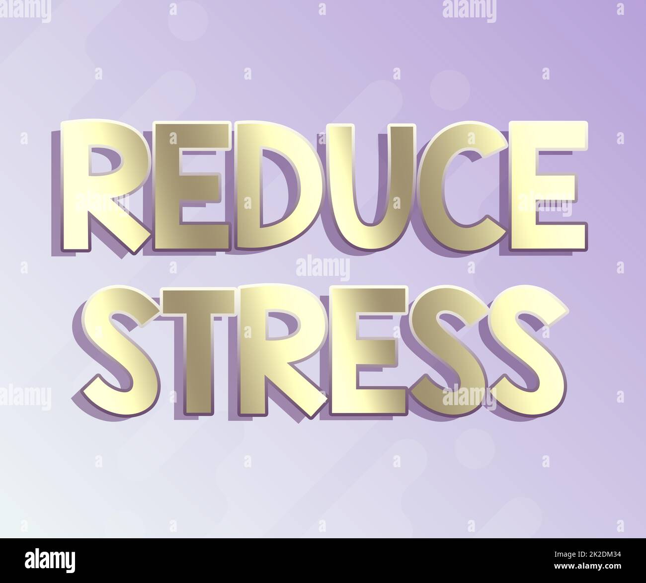 Text showing inspiration Reduce Stress. Word for to relieve the tension ...