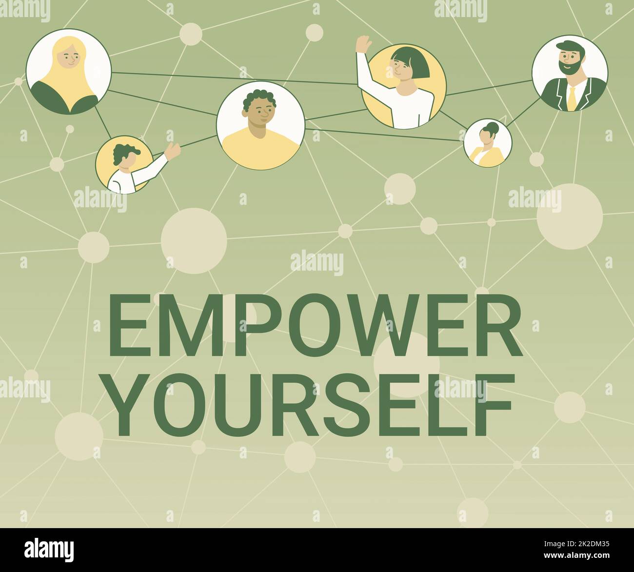 Text showing inspiration Empower Yourself. Conceptual photo taking ...