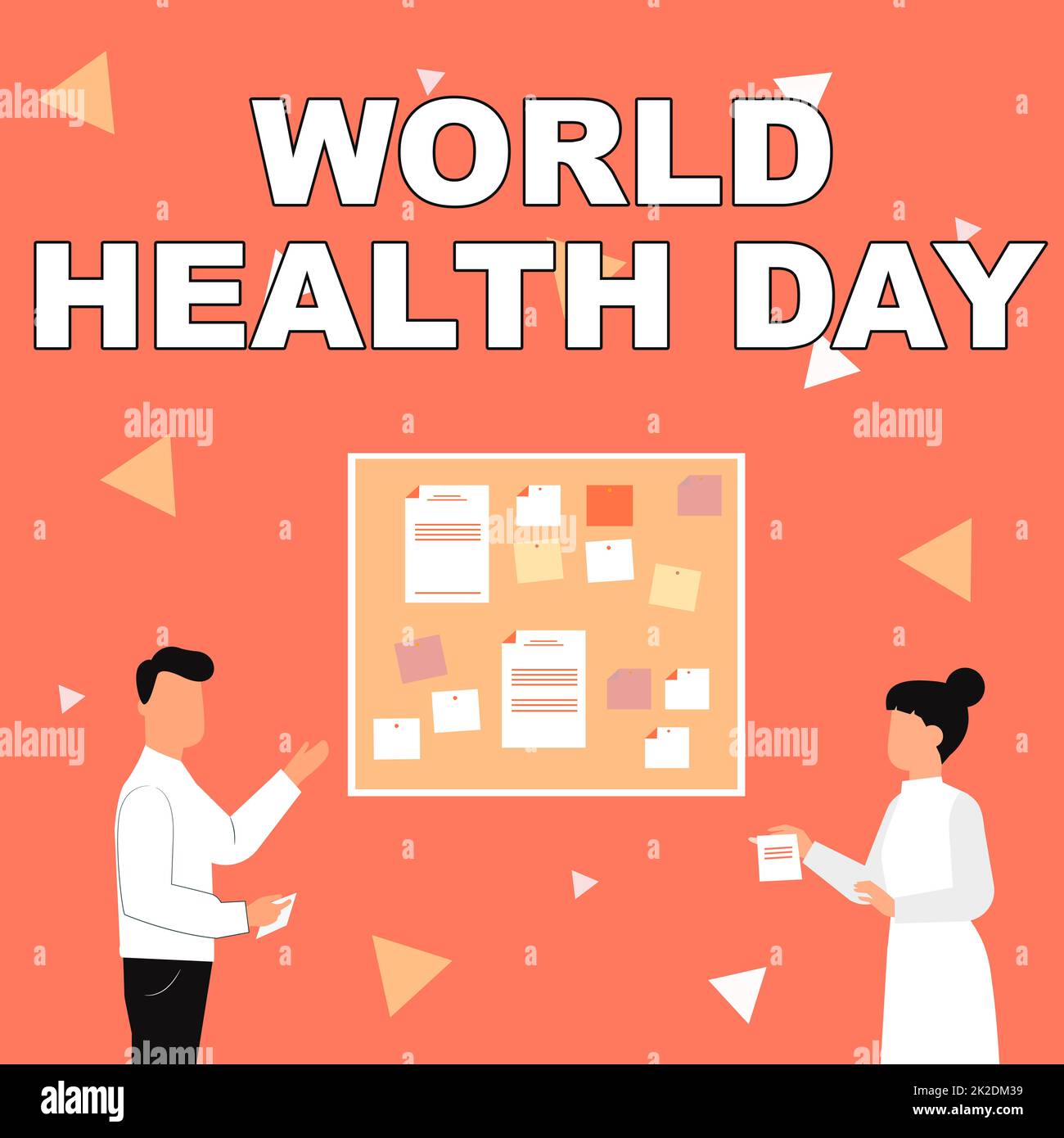 Sign displaying World Health Day. Concept meaning World Health Day ...