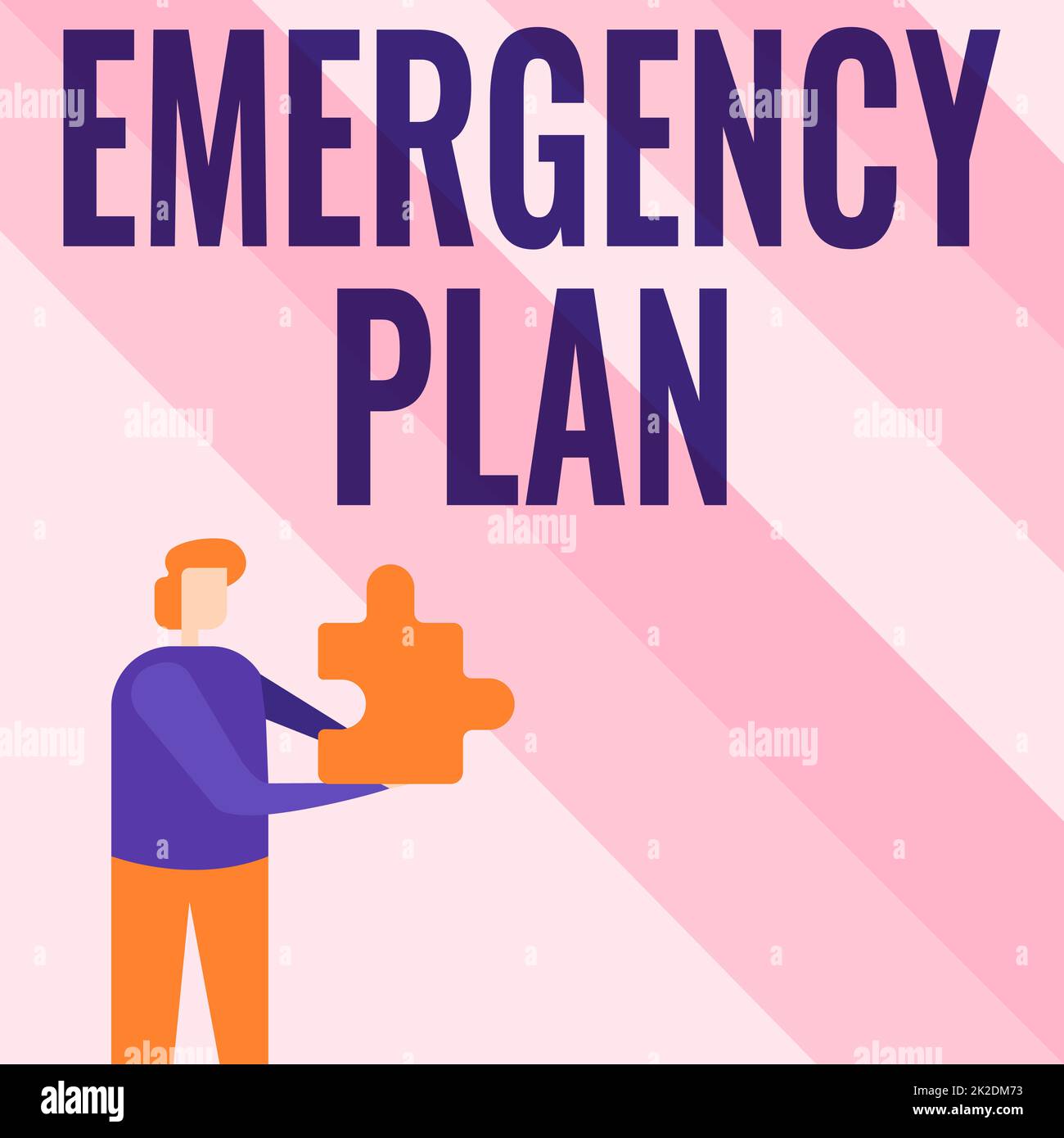 Hand writing sign Emergency Plan. Business showcase Procedures for ...