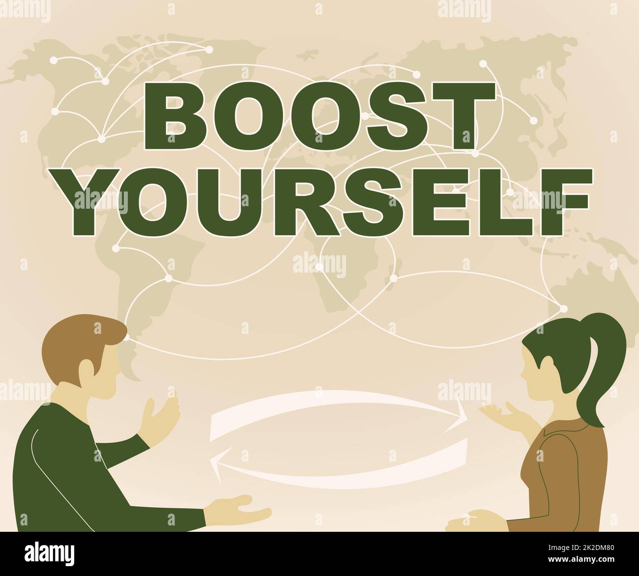 Text showing inspiration Boost Yourself. Conceptual photo to make ...