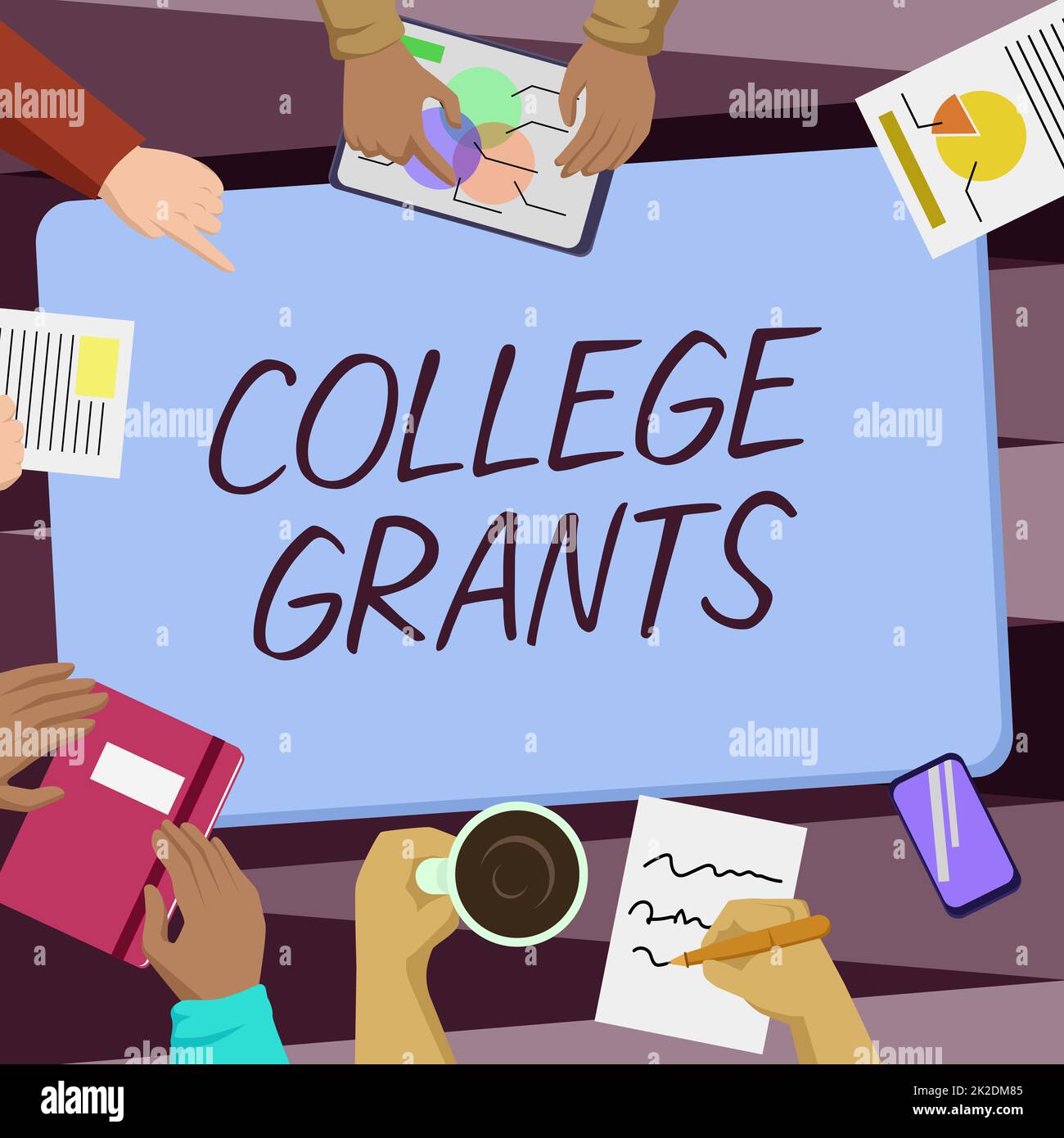 Text sign showing College Grants. Business showcase monetary gifts to ...