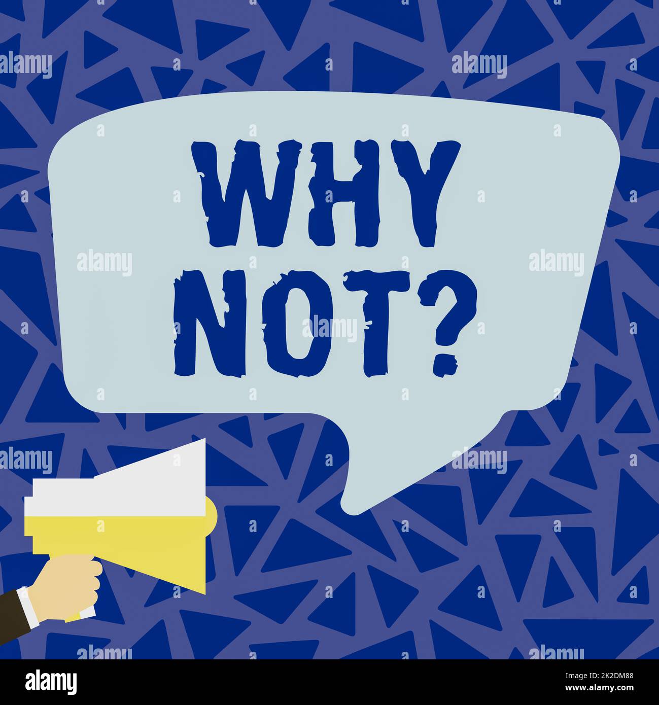 Writing displaying text Why Notquestion. Conceptual photo Why ...