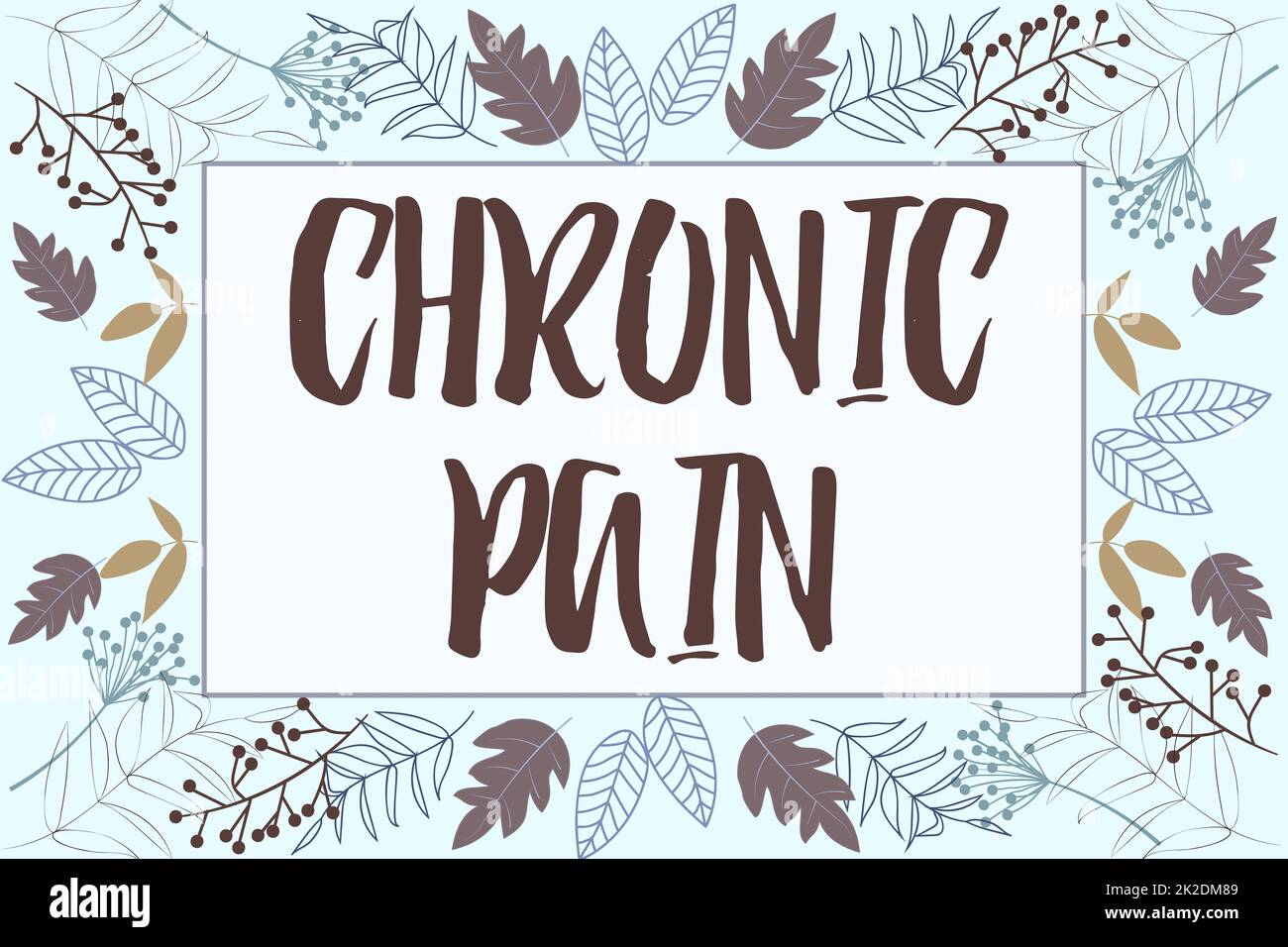 Writing displaying text Chronic Pain. Conceptual photo Pain that ...