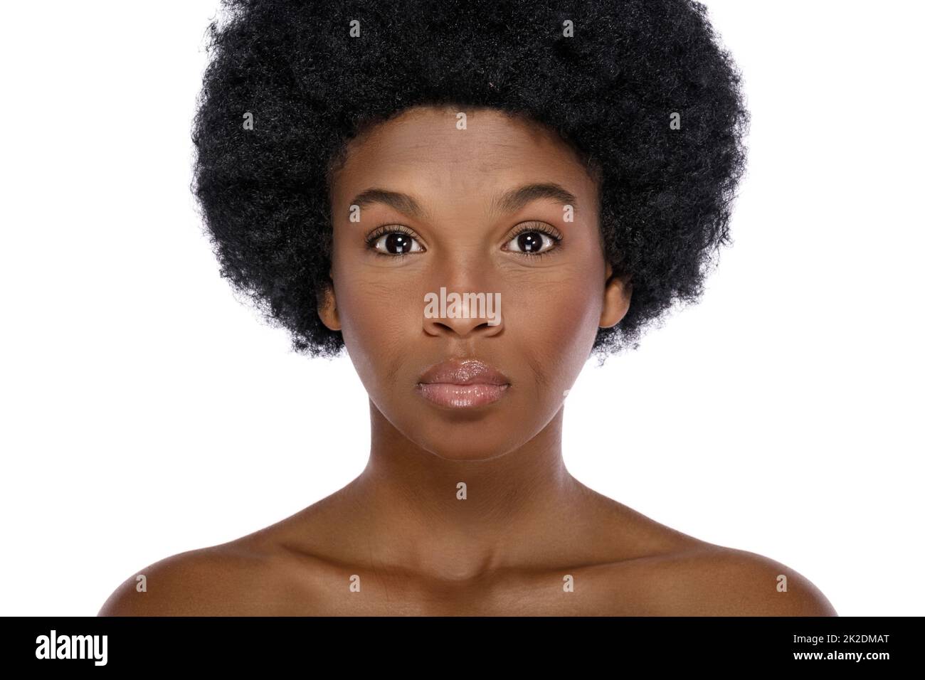 Portrait of middle aged beautiful african woman Stock Photo - Alamy