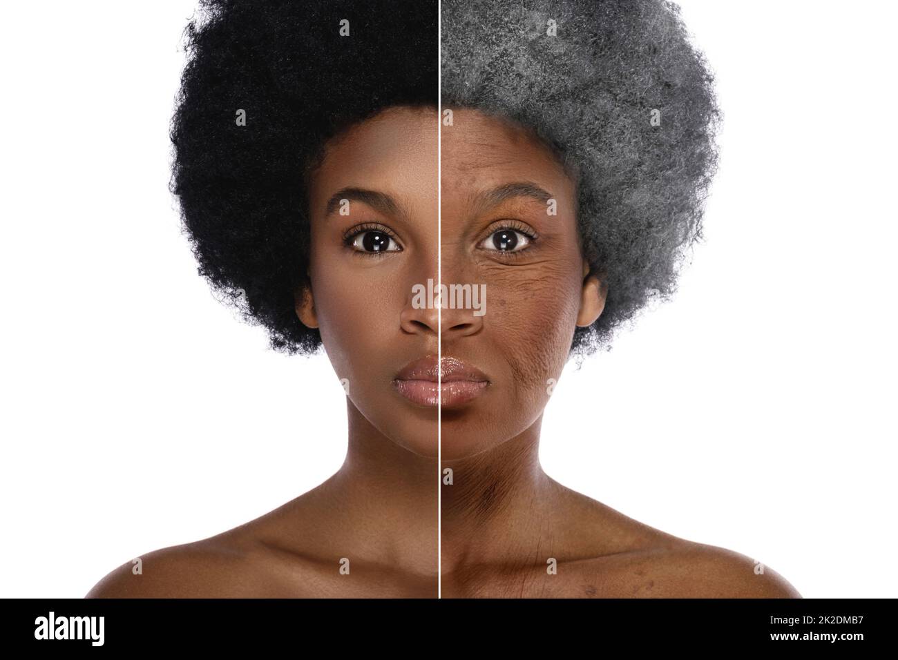 Woman half young half old hi-res stock photography and images - Alamy Woman half young half old hi-res stock photography and images - Alamy