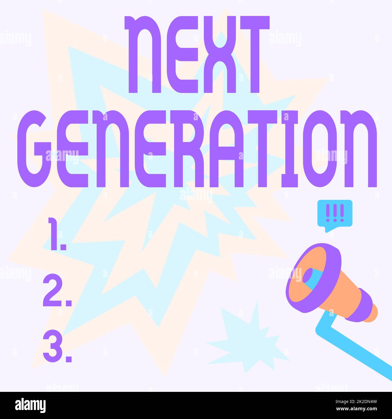 Conceptual display Next Generation. Business overview product that has ...