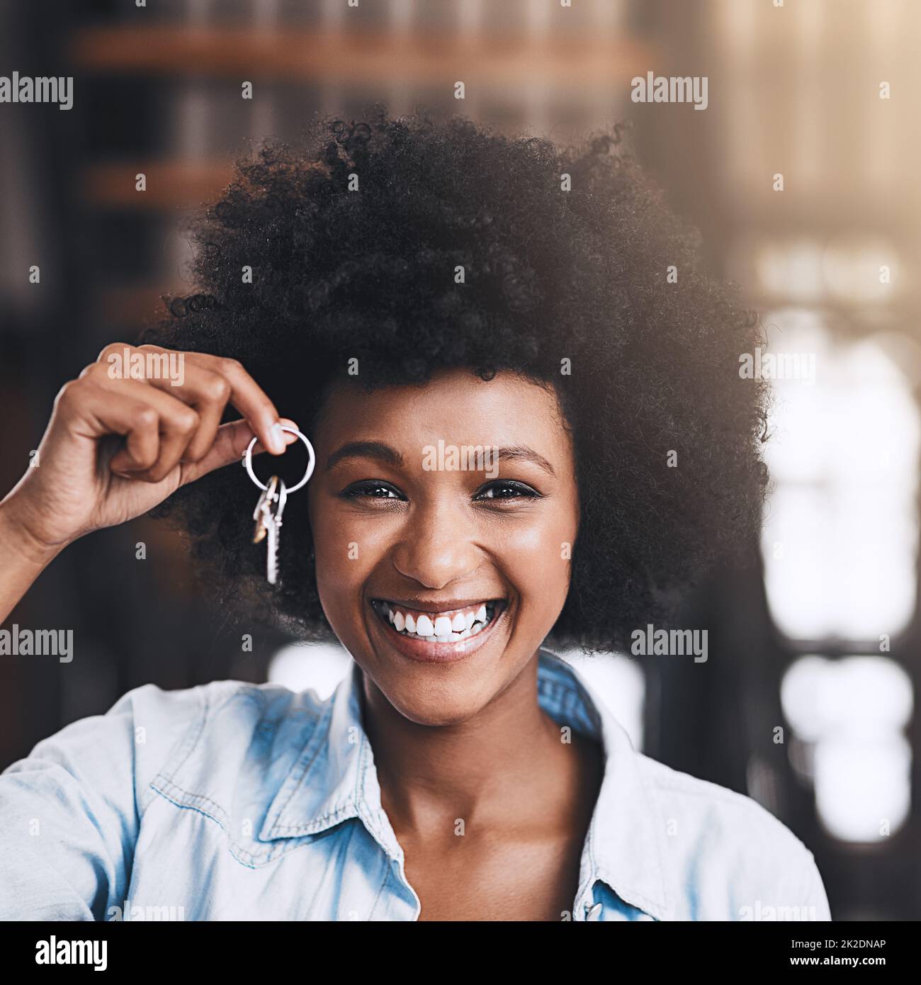 Beginning a new chapter of her life. Cropped shot of an attractive ...