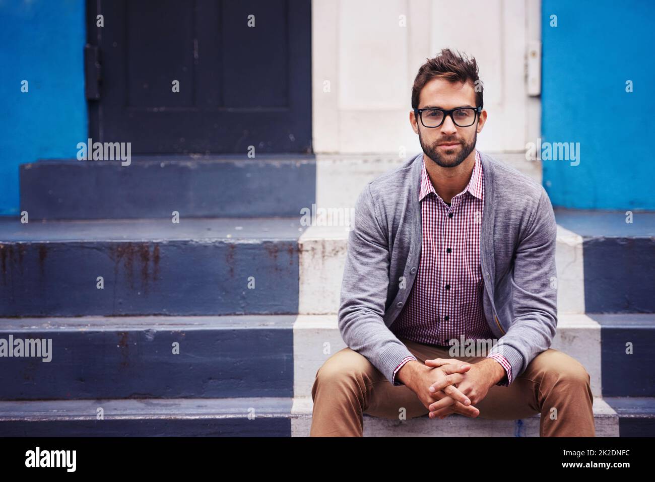 Make a statement with your fashion. Shot of a handsome young man ...